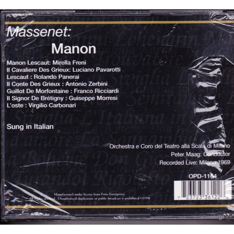 Massenet / Opéra Manon